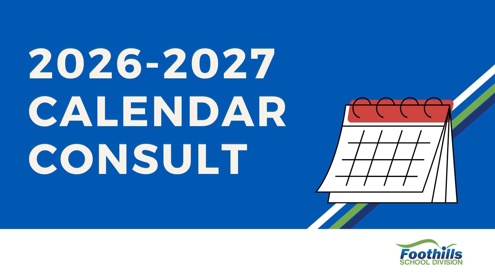 2026-2027 Public Calendar Consultation