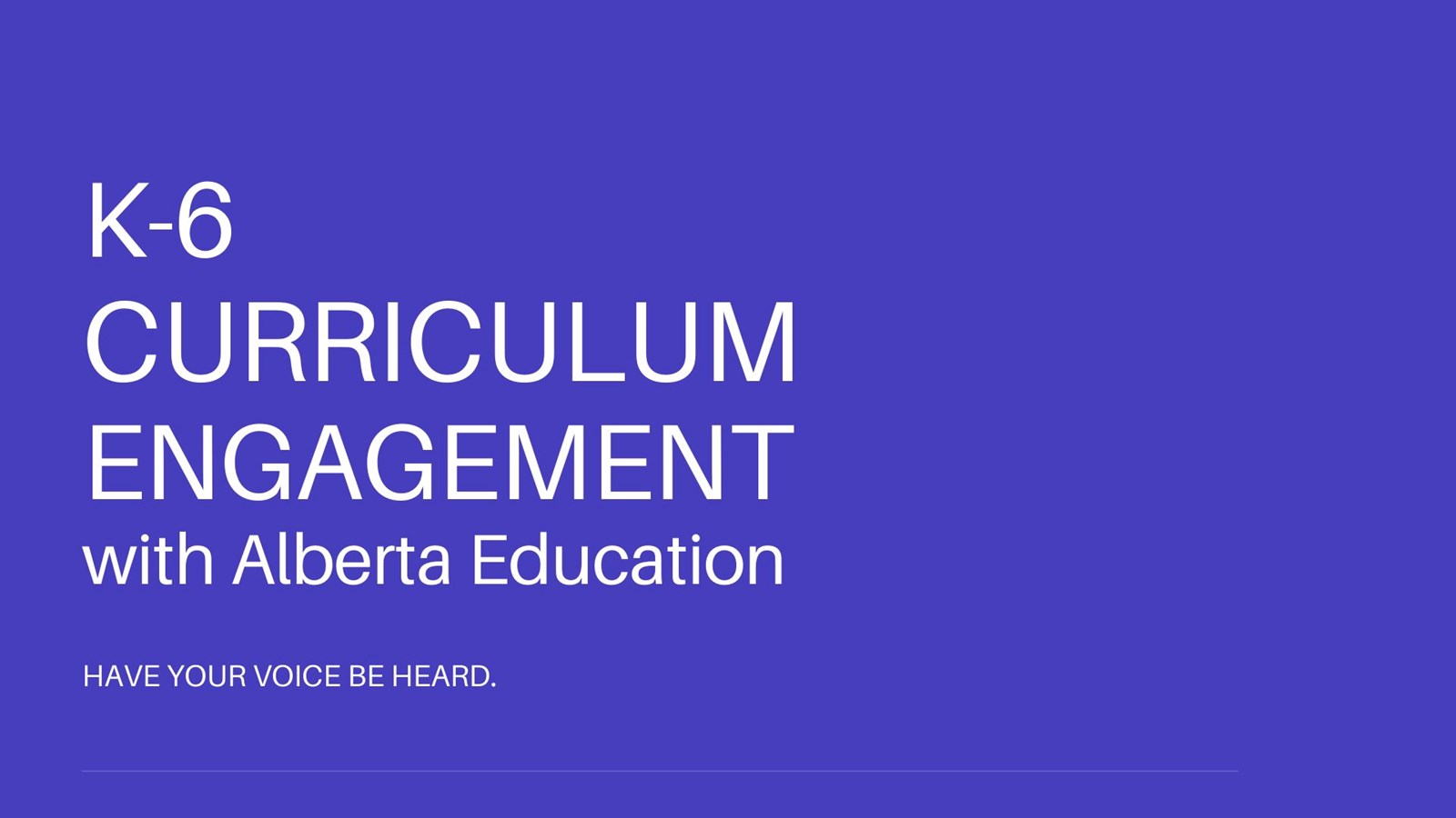New public engagements to strengthen draft K-6 curriculum